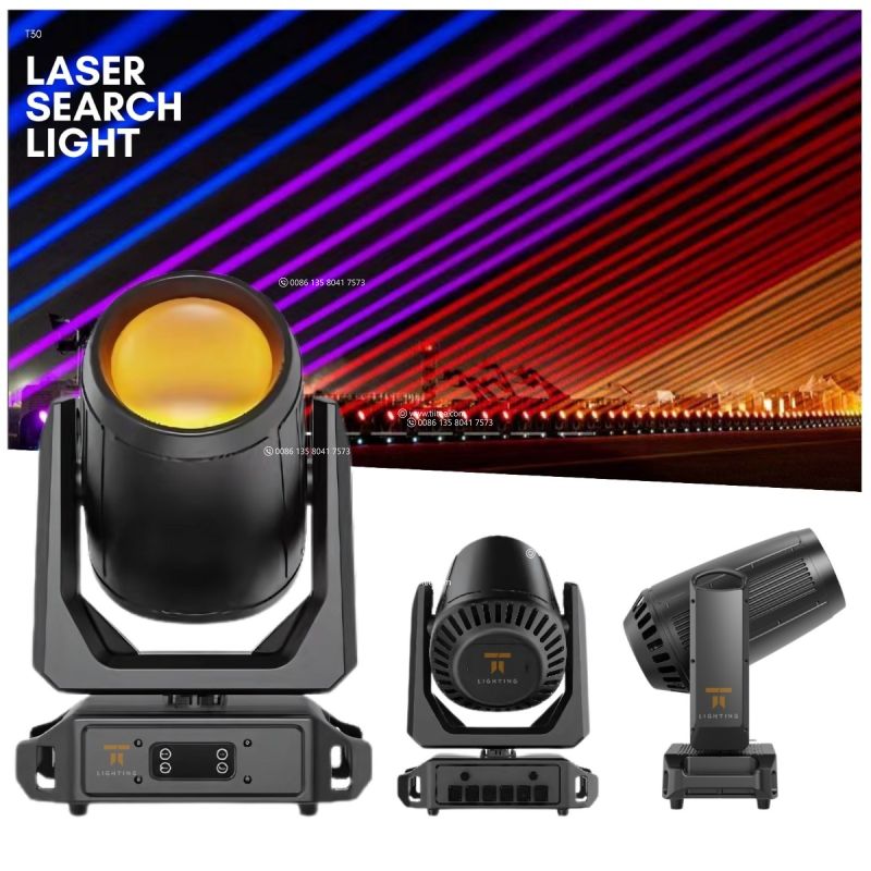 TIITEE LIGHTING VIPER T30 All Weather RGB Full Color Laser Search Light